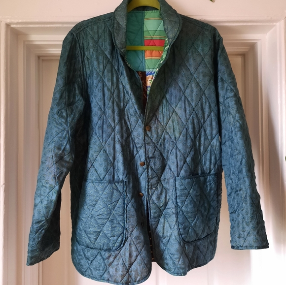 Hand Crafted | Jackets & Coats | Handmade Quilted Silk Jacket | Poshmark